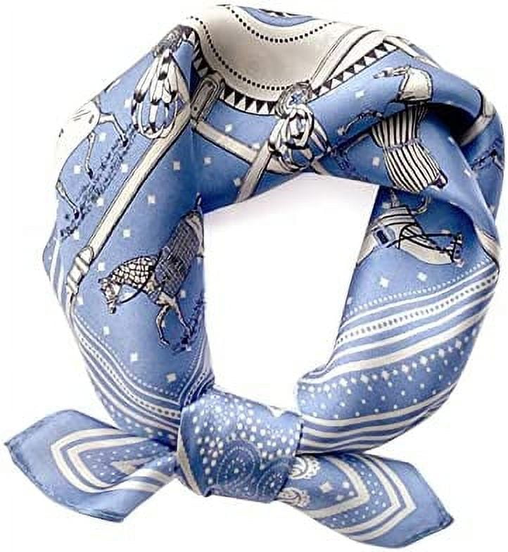 CHUNTIAN 100% Mulberry Silk Scarfs Small Square Scarf 21
