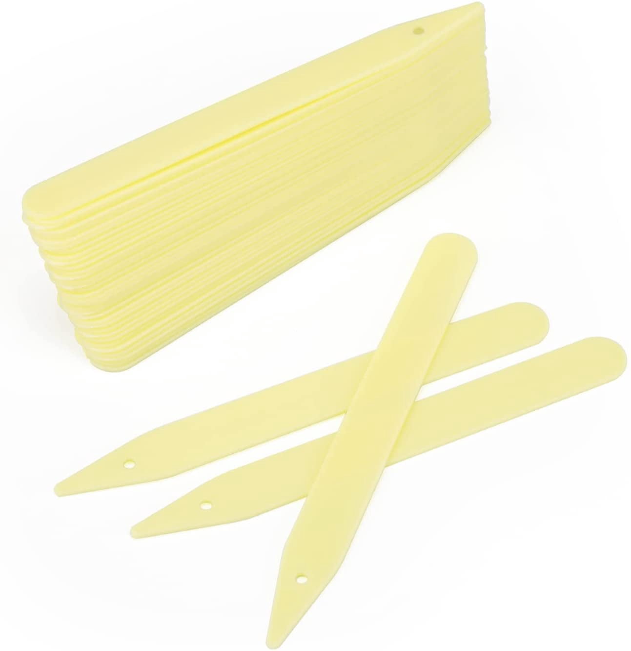 CHUNTIAN 100 Pcs 6 Inch Thick Plastic Plant Nursery Garden Labels ...