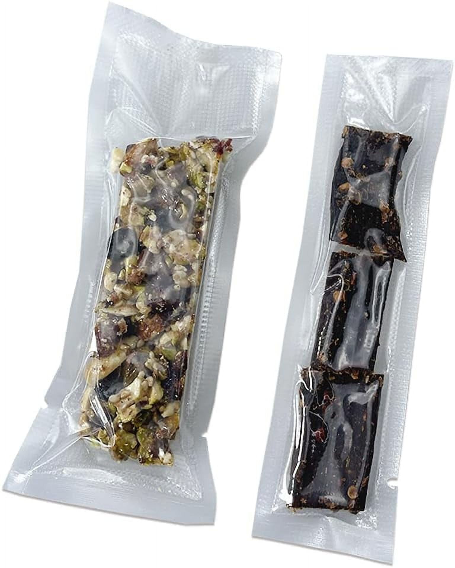 CHUNTIAN 100 Pieces Vacuum Sealer Bags for Food Storage Open Top Clear ...