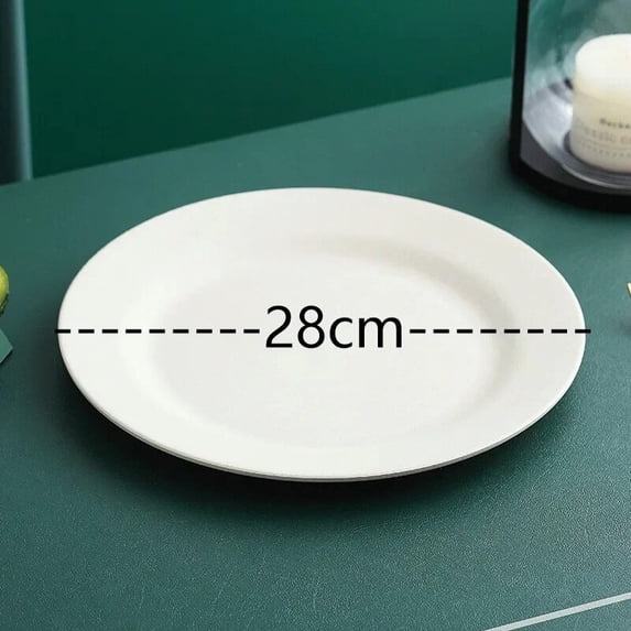 CHUNTIAN 1pc 28cm Wheat Straw Dinner Plates Pizza Plate Steak Dish ...
