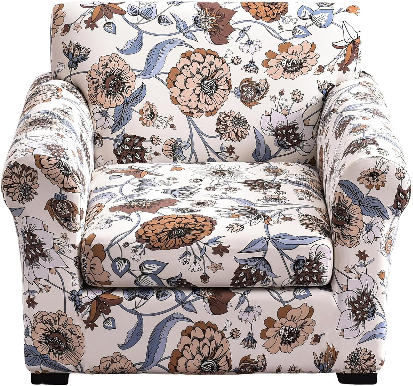 CHUNTIAN 2 Piece Chair Covers Stretch Arm Covers Chair Couch Covers ...