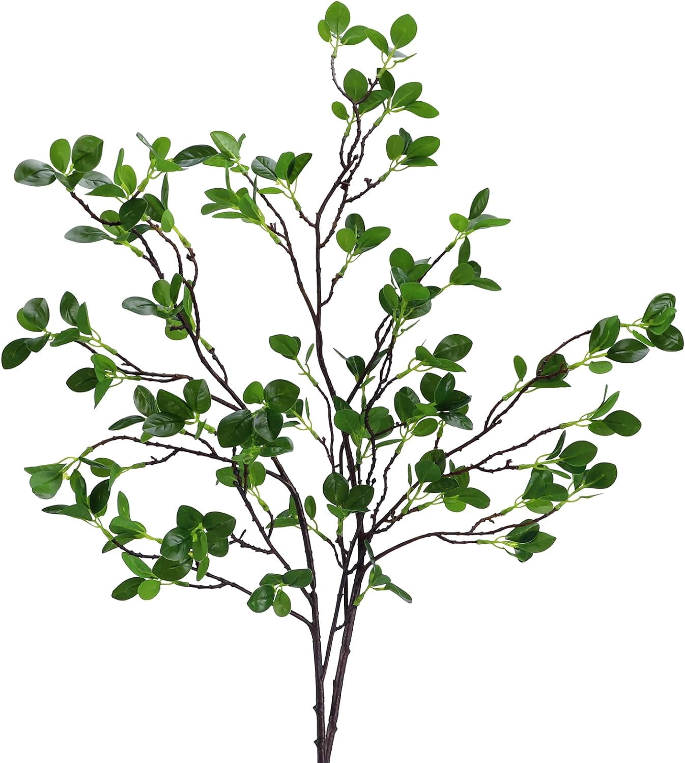 CHUNTIAN 43.3inch Artificial Greenery Stems, 2pcs Artificial Greenery ...