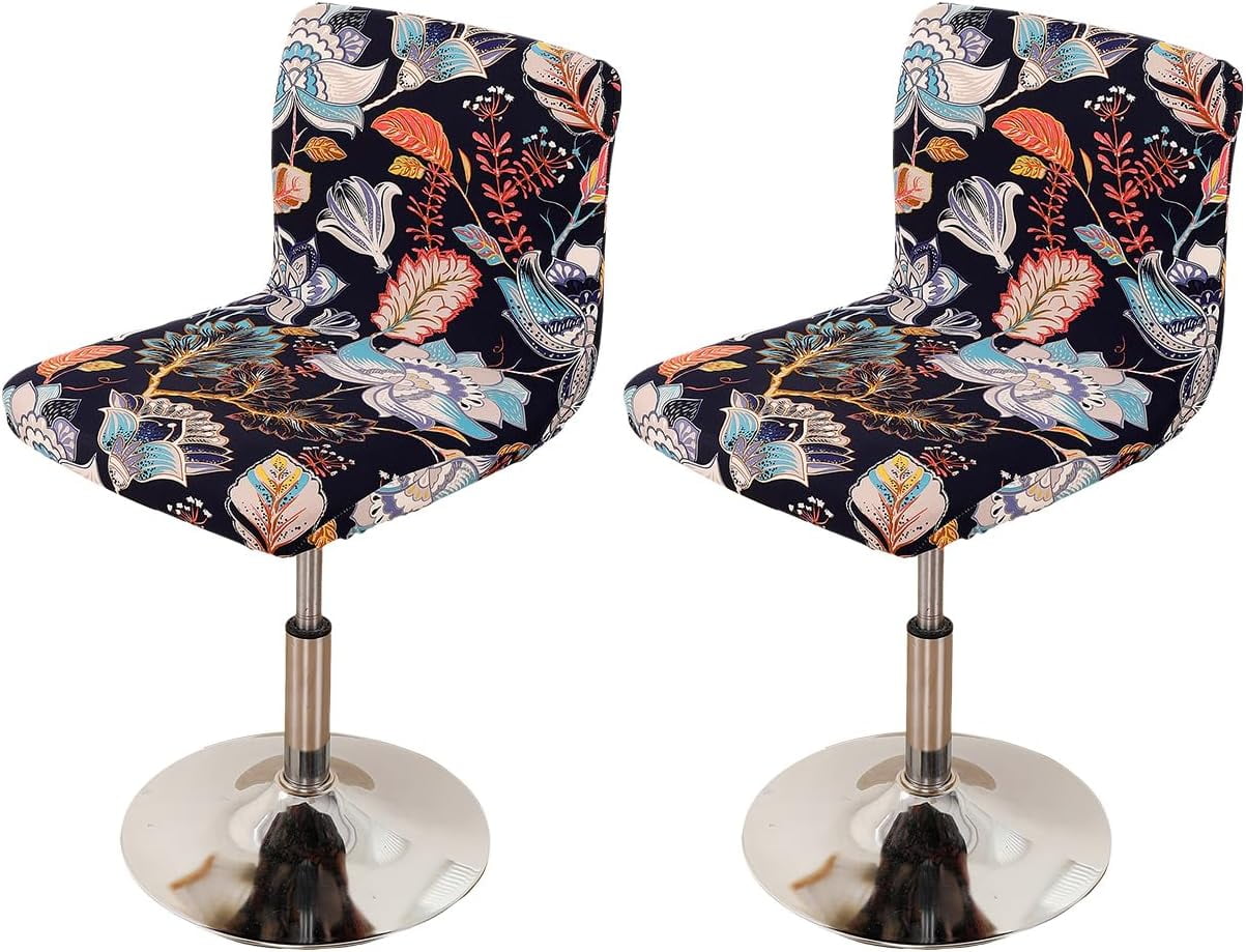 CHUNTIAN Bar Stool Covers Set of 2, Stretch Bar Stool Chair Cover ...