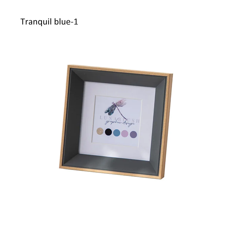 CHUNTIAN Cute Square Picture Frame Table Modern Minimalist Resin Photo ...