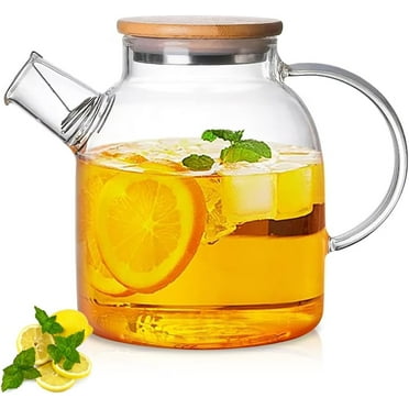 Simax Glassware 20 Oz. Glass Teapot | Short Spout, Microwave and ...
