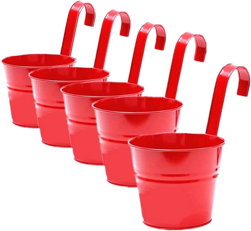 CHUNTIAN Hanging Flower Pots for Outdoor Indoor Plants with Removable ...