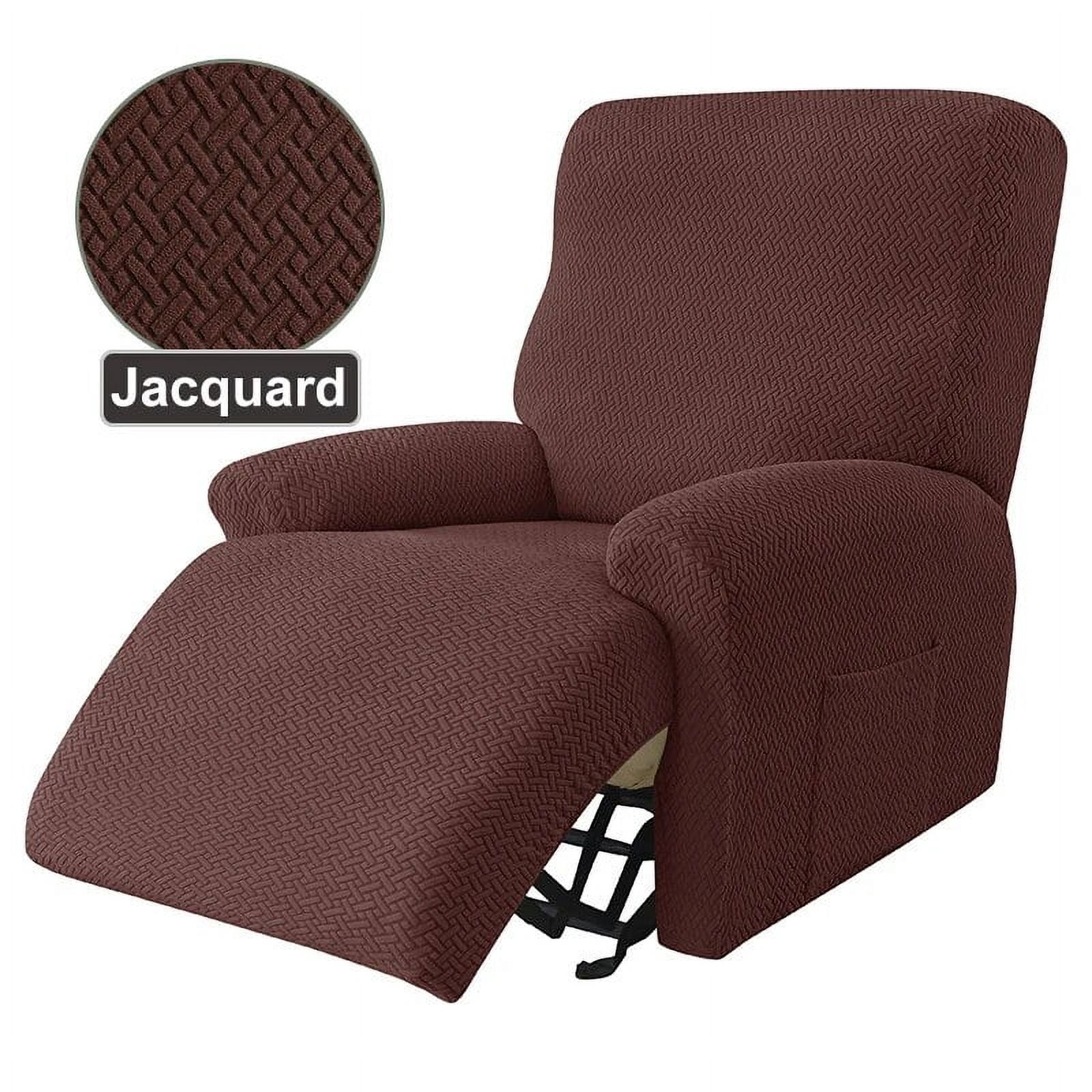 CHUNTIAN Jacquard Recliner Sofa Cover Lazy Boy Relax Armchair Cover ...