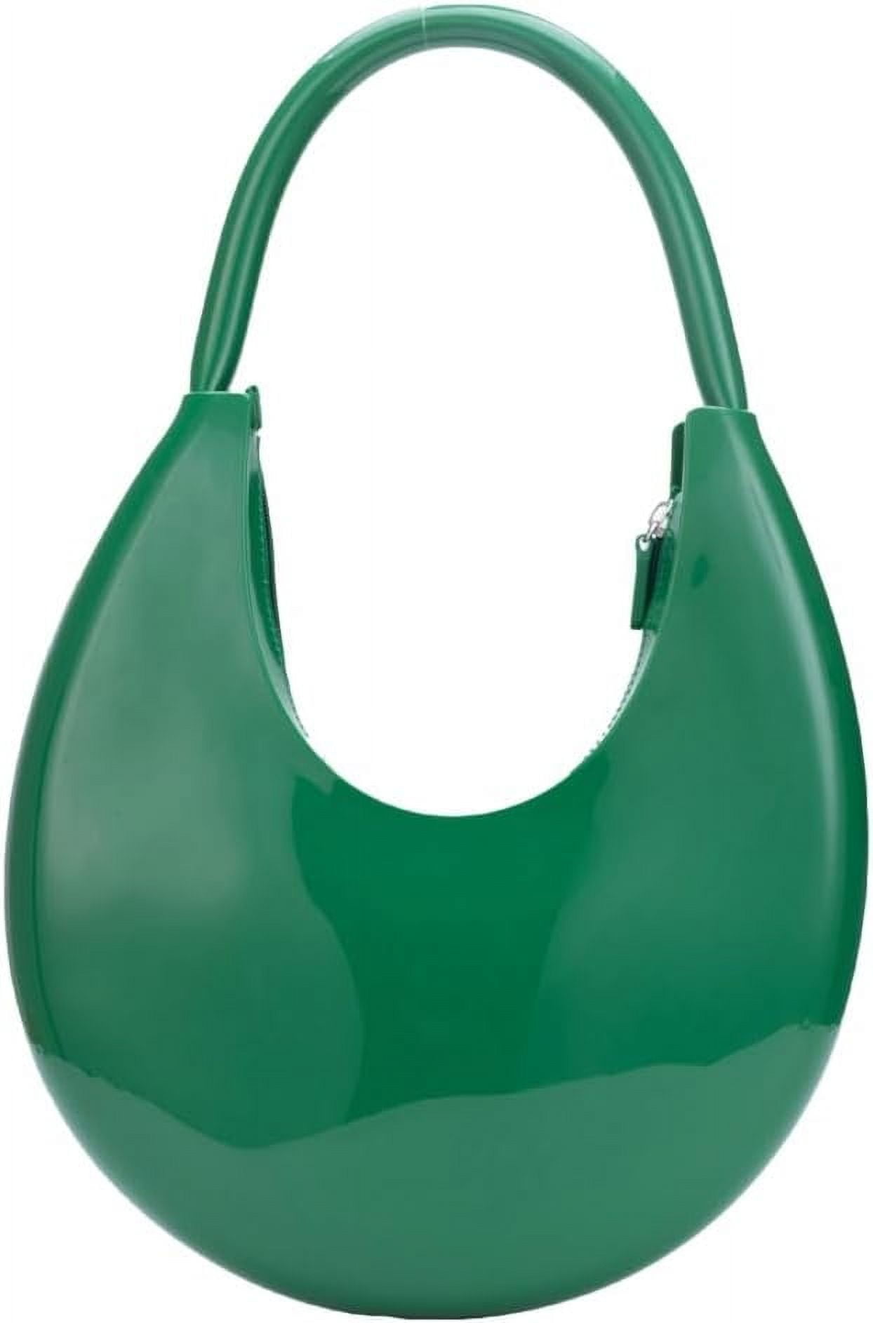 CHUNTIAN Jelly Bag Cute Hobo Handbag for Women Fashion Crescent Shaped ...