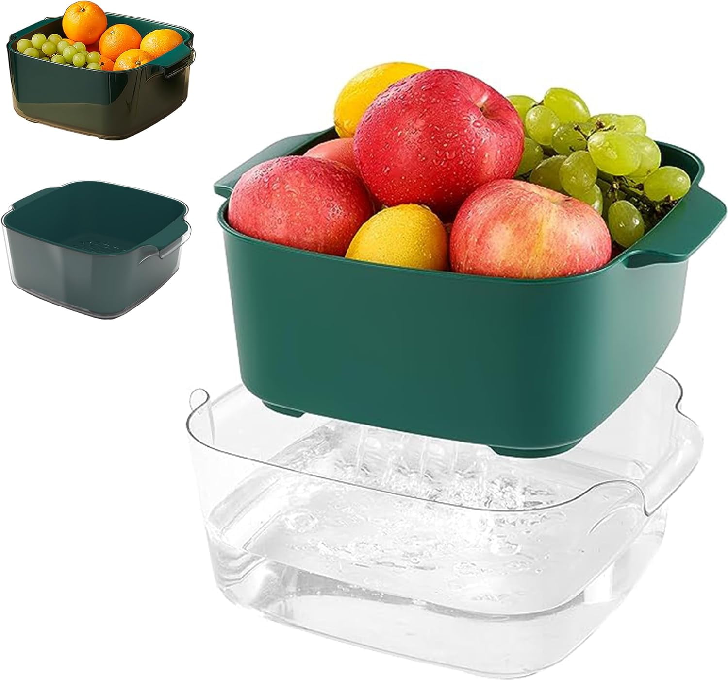 CHUNTIAN Kitchen filter and filter set, 2 in 1 Fruit Vegetable Washing ...