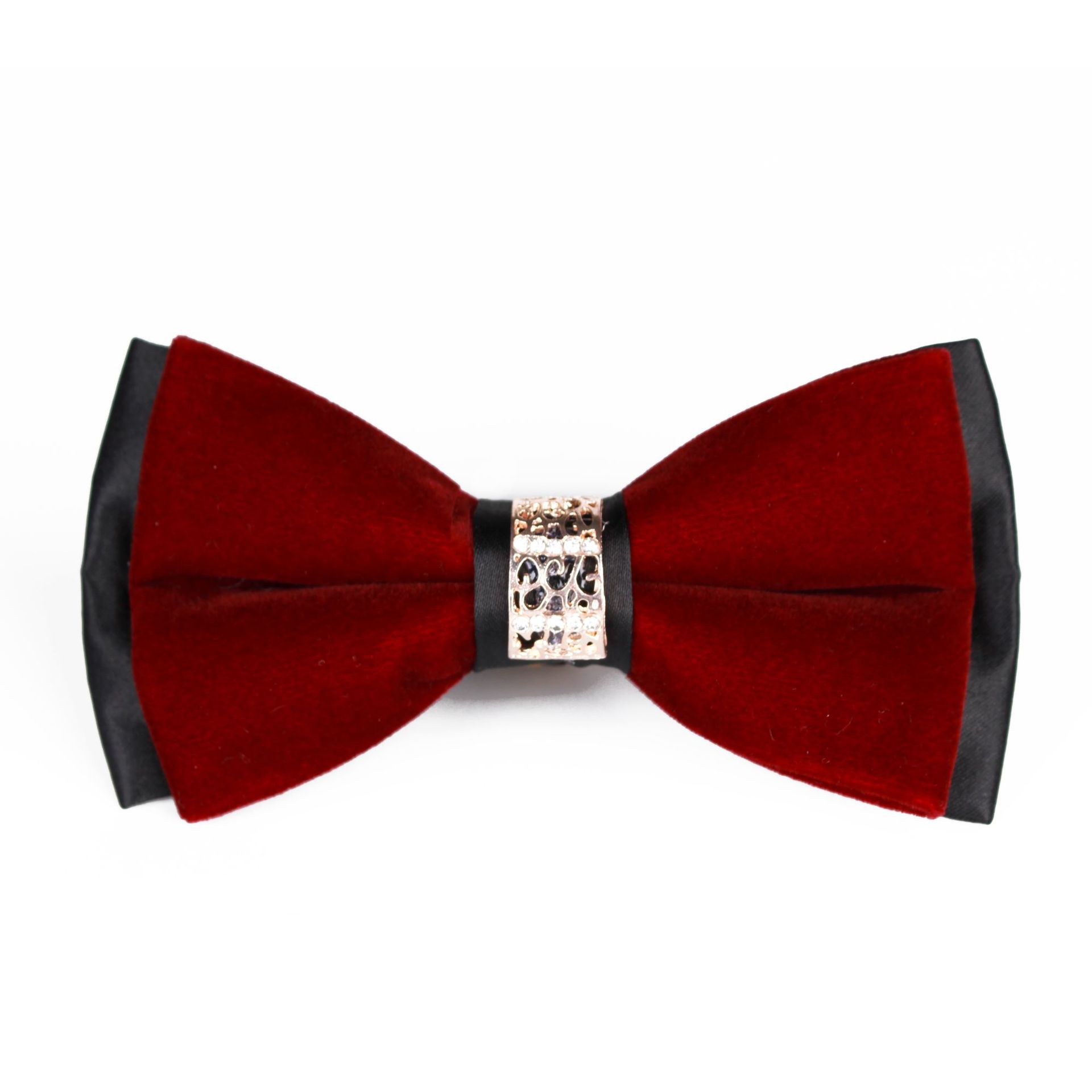 CHUNTIAN Man Bowtie High Quality Velvet Butterfly Knot Groom Wedding ...