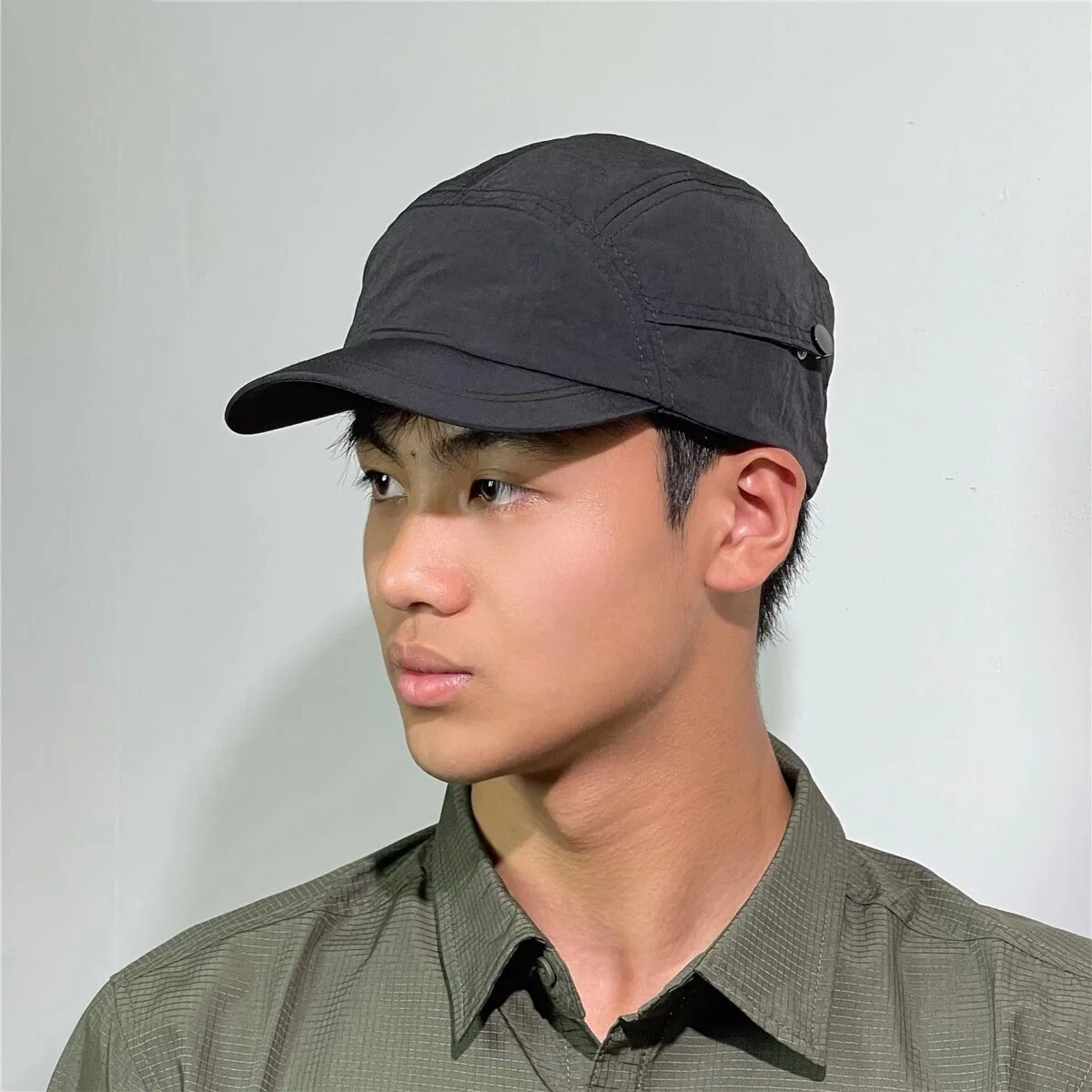 CHUNTIAN Men Summer Quick Drying Military Baseball Sun Flat Cap Vintage ...