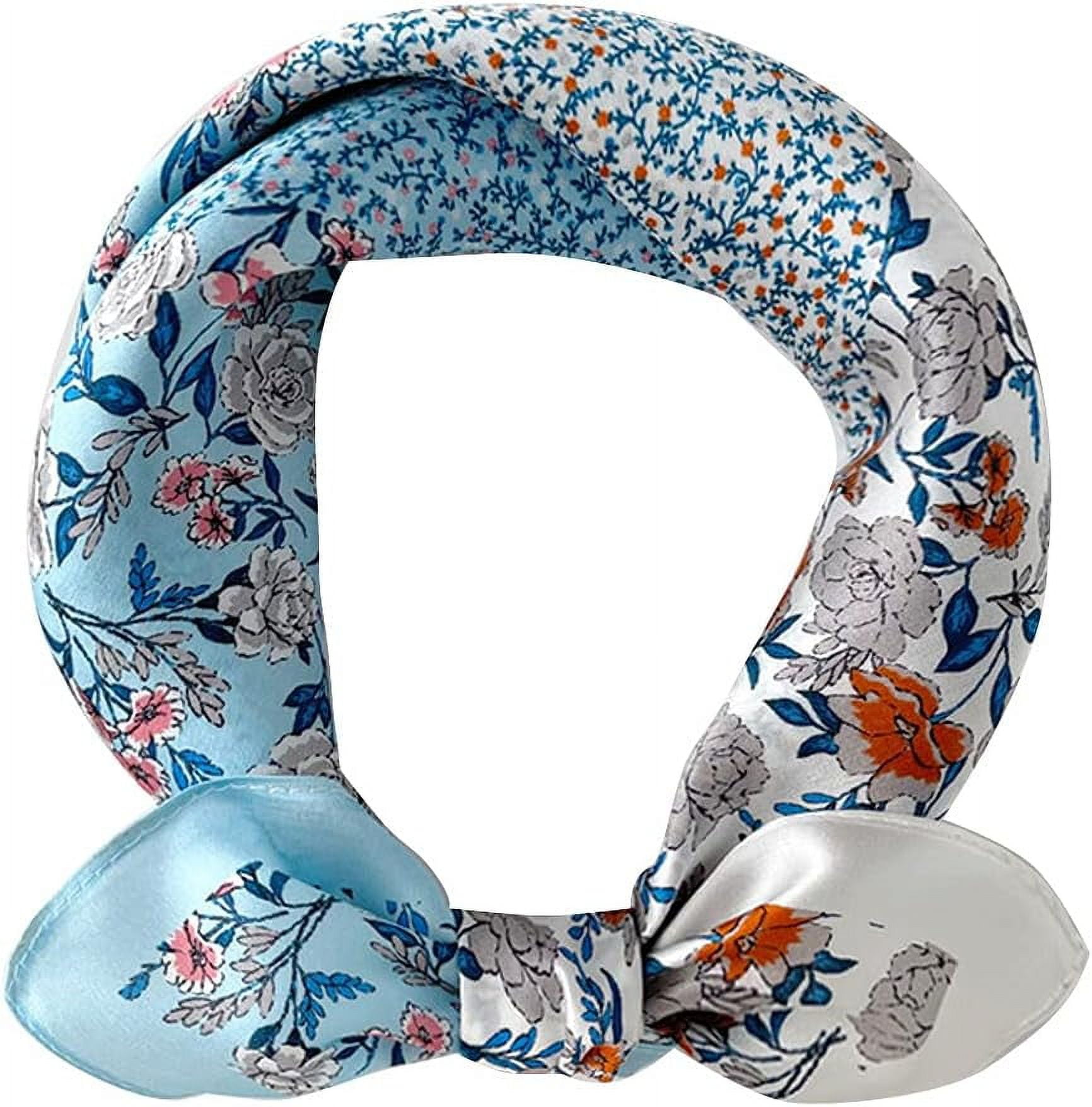 CHUNTIAN Mulberry Silk Scarfs Women Small Square Scarf 21" x 21 ...