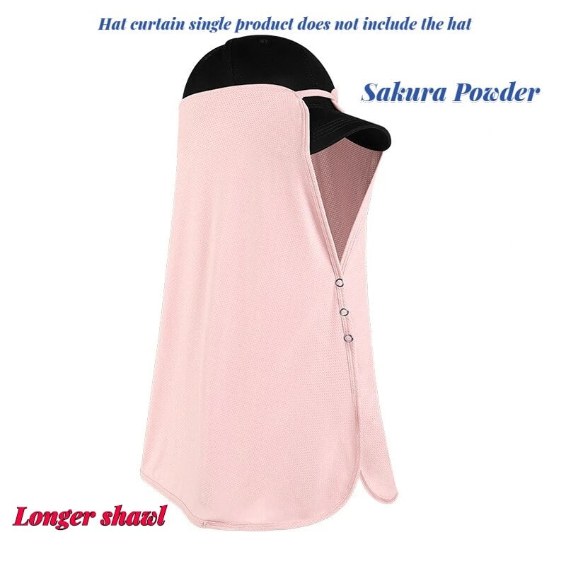 CHUNTIAN New Shawl Sunscreen Women Big Brim No Roof Sun Hat UPF 1000 ...