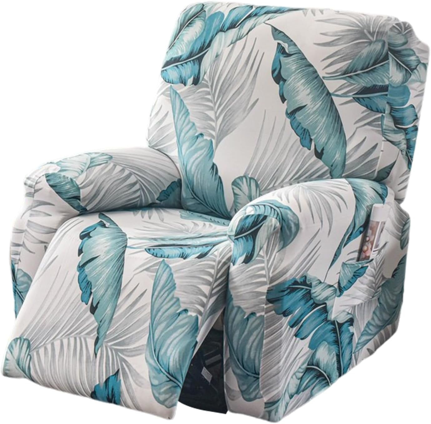 CHUNTIAN Recliner Slipcovers with Arms 4-Pieces Lazyboy Recliner Chair ...