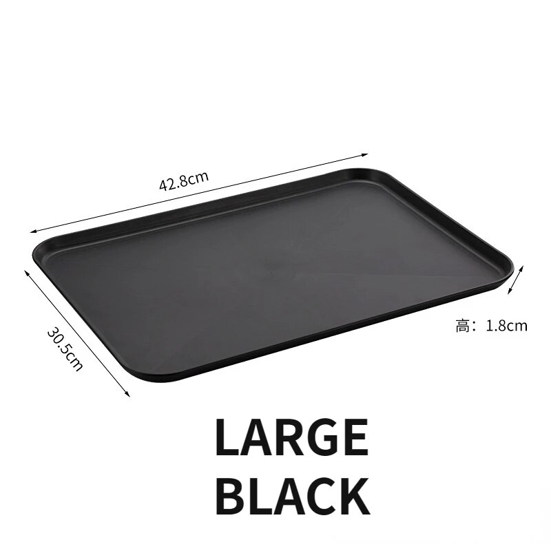 CHUNTIAN Rectangular Plastic Tray Hotel Restaurant Large Serving Trays ...