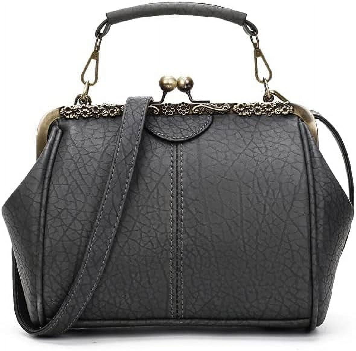 CHUNTIAN Retro Hollow Handbag for Women Leather Shoulder Bag Evening ...