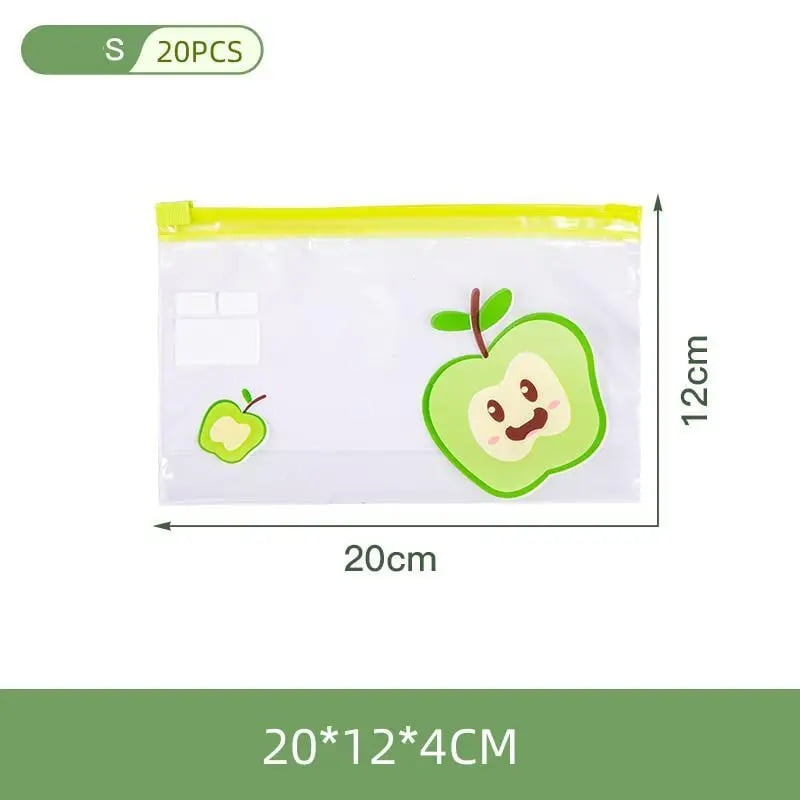 CHUNTIAN Reusable Zip Lock Bag Food Grade Transparent Storage Bag With ...