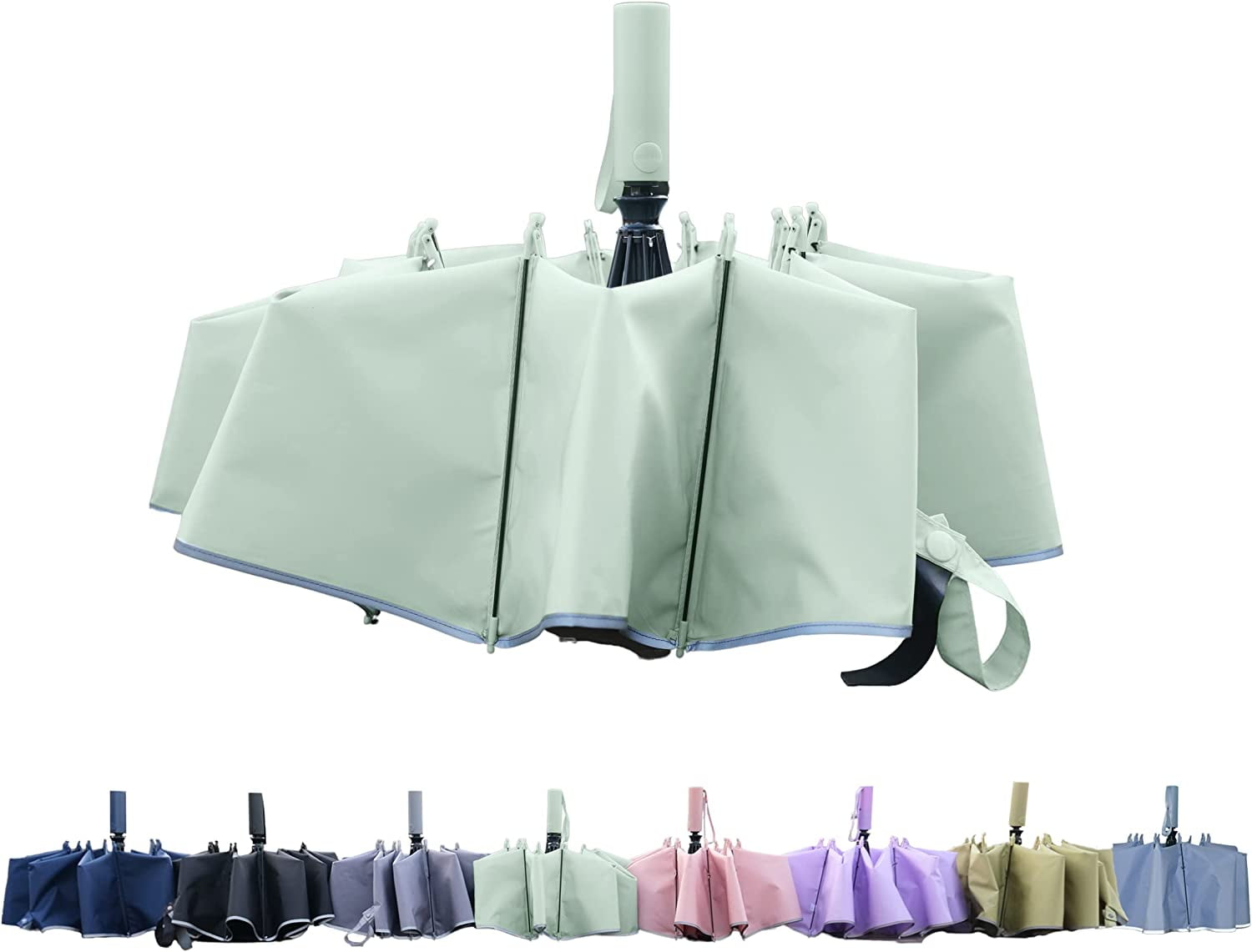 CHUNTIAN Reverse Umbrellas for Rain Windproof-Inverted Compact Folding ...