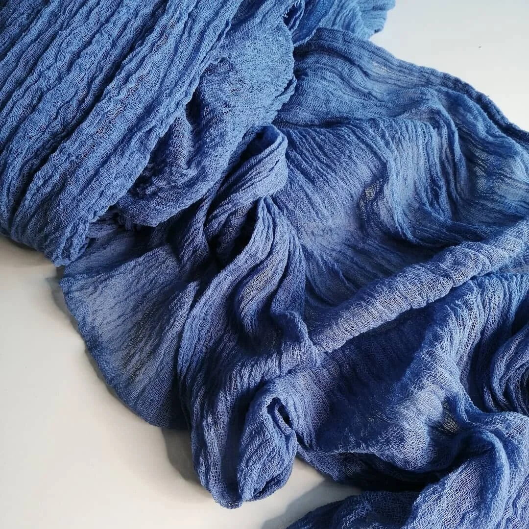 CHUNTIAN Set of 10 Table Runner Gauze Crepe Cheese Cloth Wedding Table ...