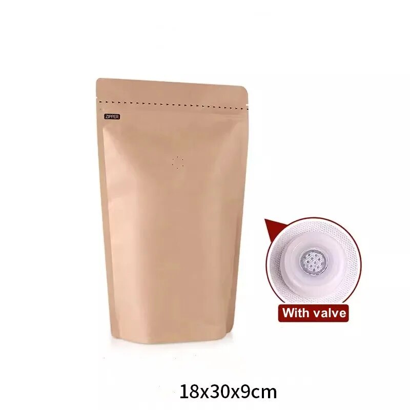 CHUNTIAN StoBag 20pcs Coffee Beans Packaging Bag with Valve Aluminum ...
