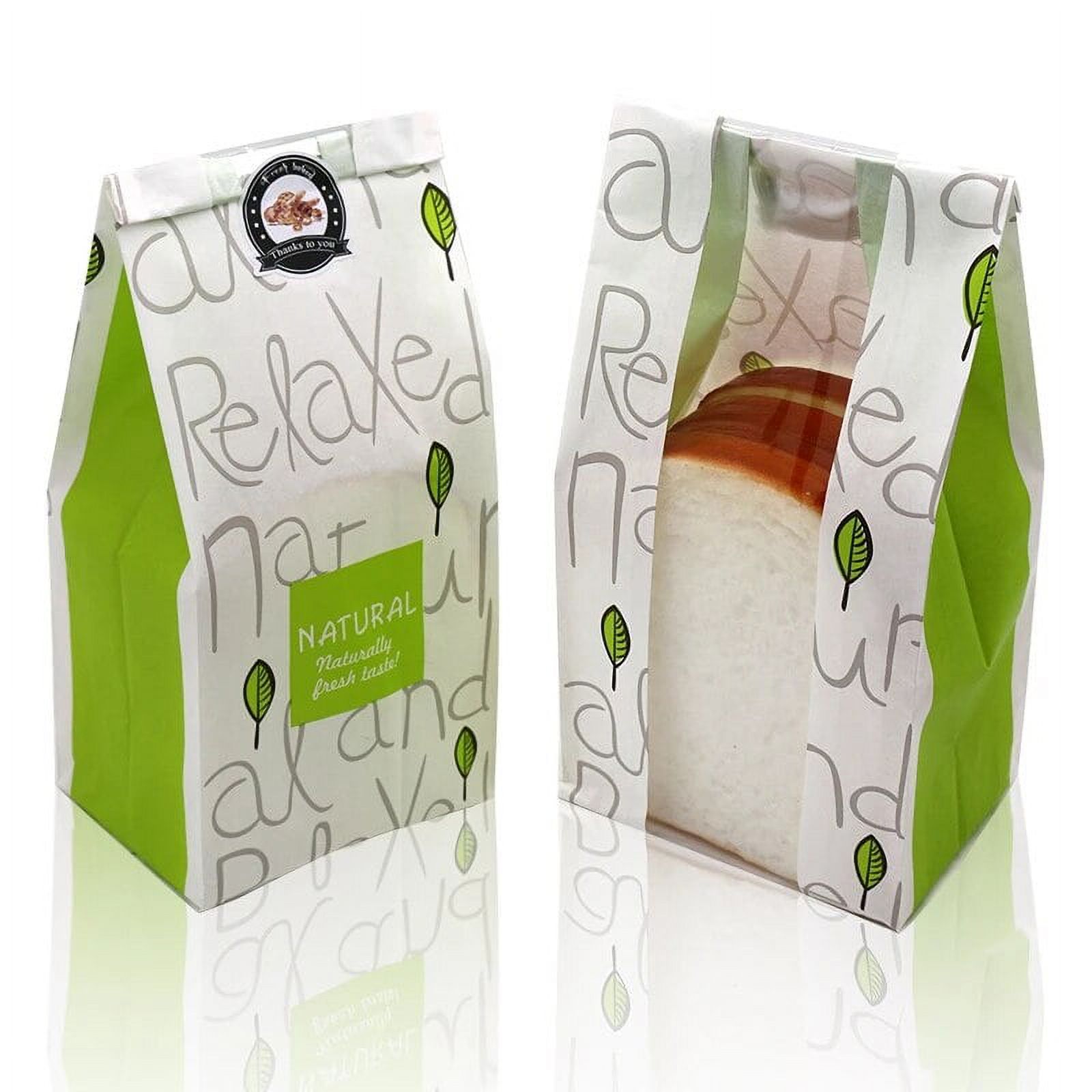 CHUNTIAN StoBag 50pcs 250g Wholesale Kraft Paper Toast Bread Packaging ...