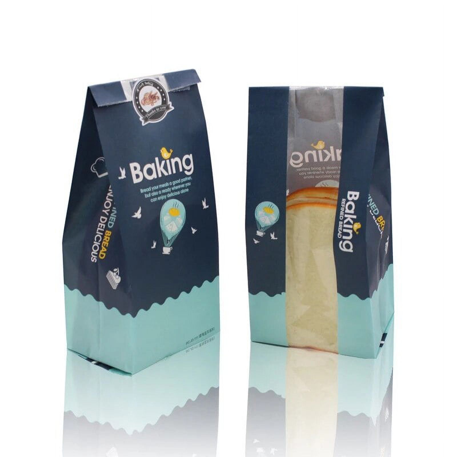 CHUNTIAN StoBag 50pcs 250g Wholesale Kraft Paper Toast Bread Packaging ...