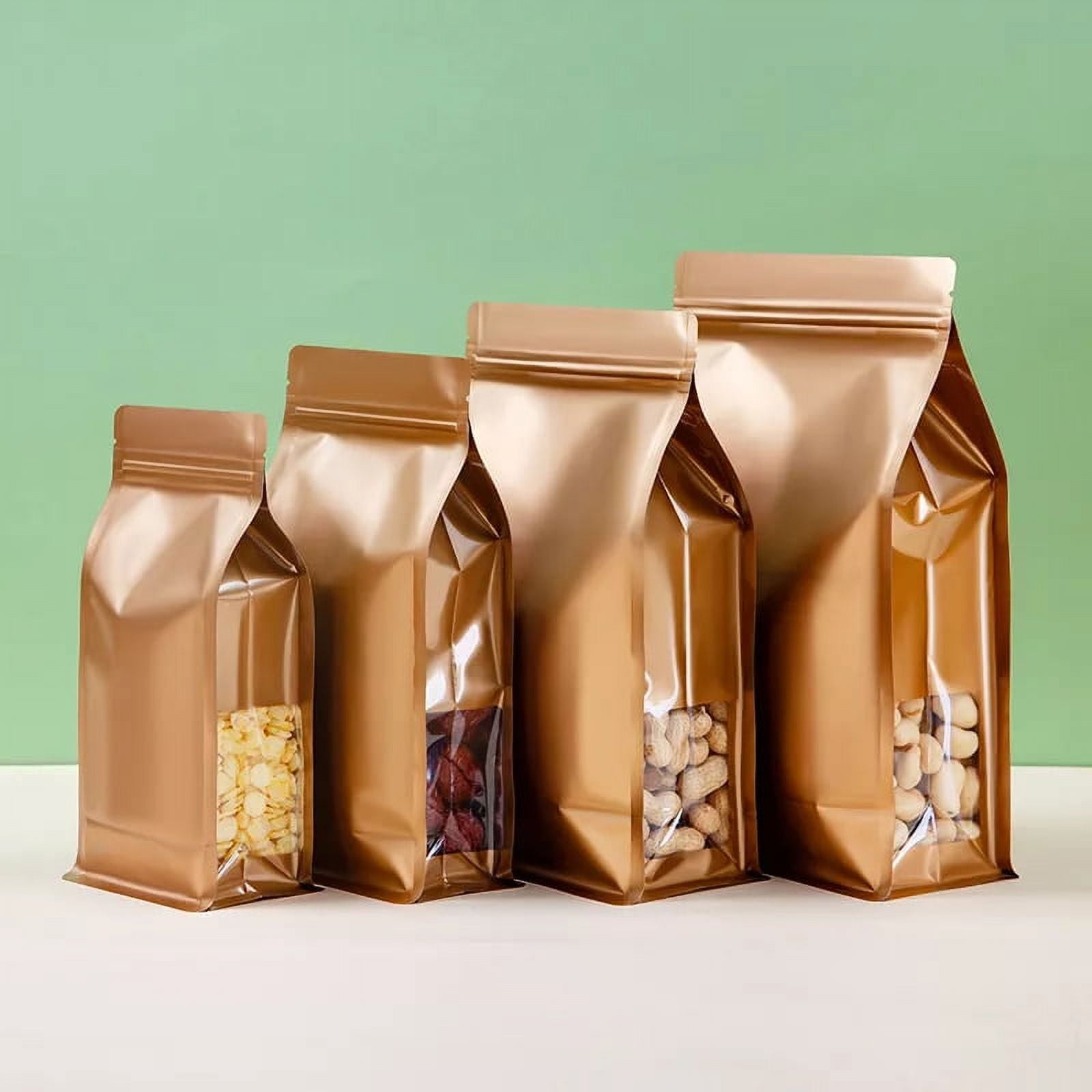 CHUNTIAN StoBag 50pcs Food Packaging Ziplock Bags Aluminum Foil Stand ...