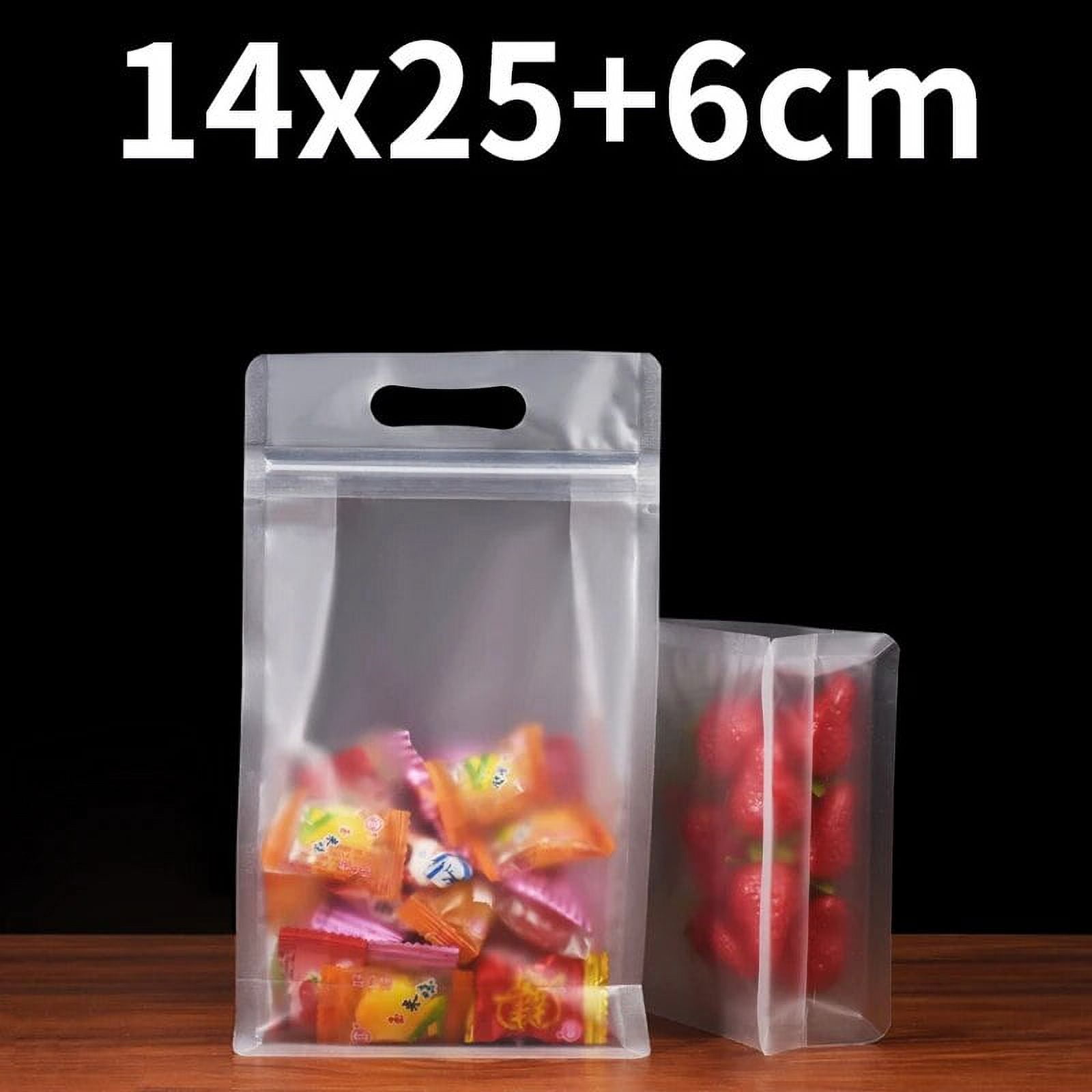 CHUNTIAN StoBag 50pcs Food Packaging Ziplock Bags Stand Up Transparent ...