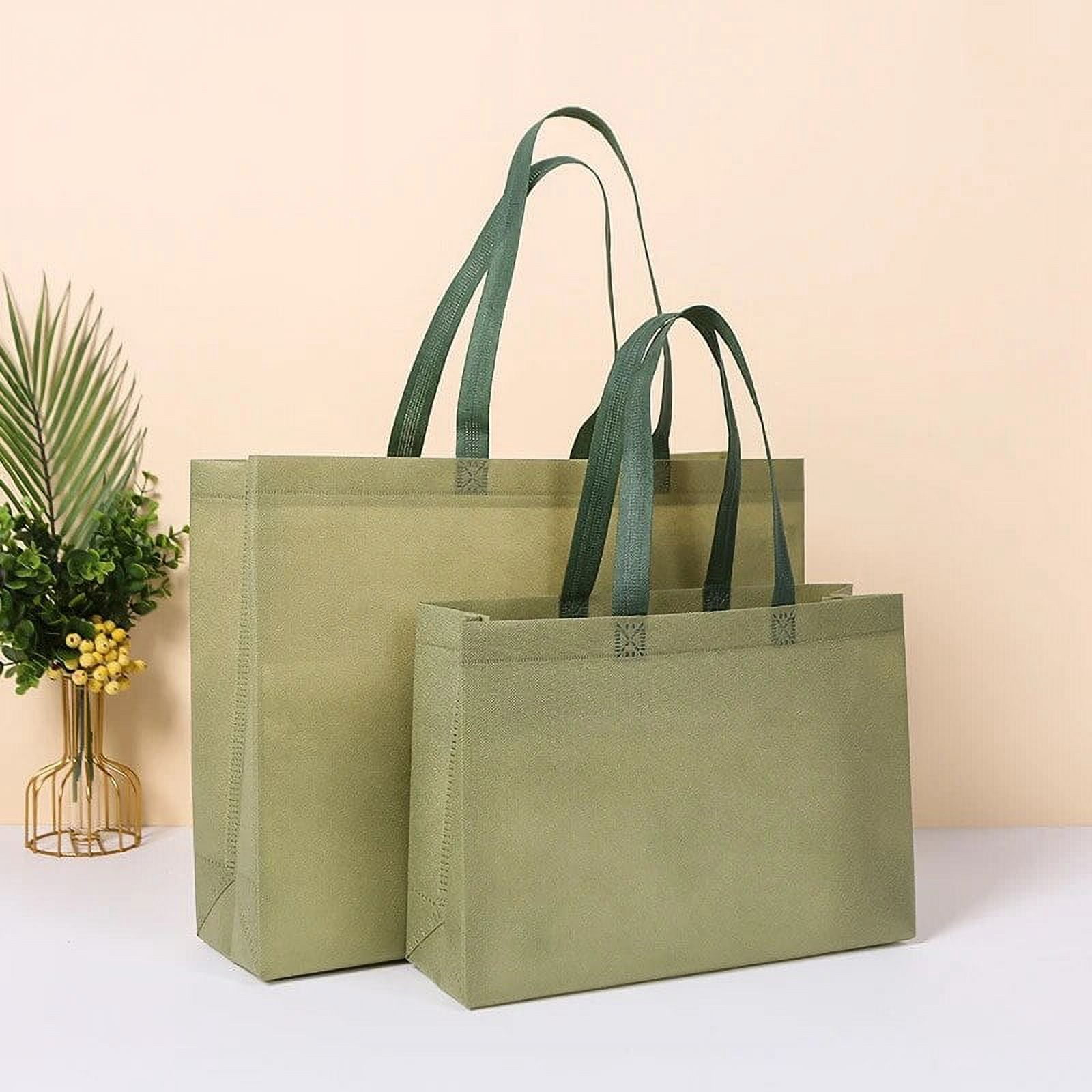 CHUNTIAN StoBag 50pcs Wholesale Non-woven Shopping Tote Shoulder Bag Large Fabric Eco Reusable ...