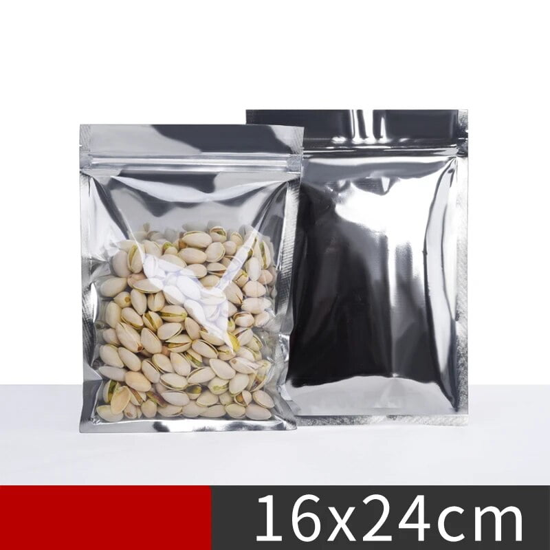 CHUNTIAN StoBag Food Pacaging Ziplock Bag Aluminum Foil Transparent Stand Up Flat Small for ...