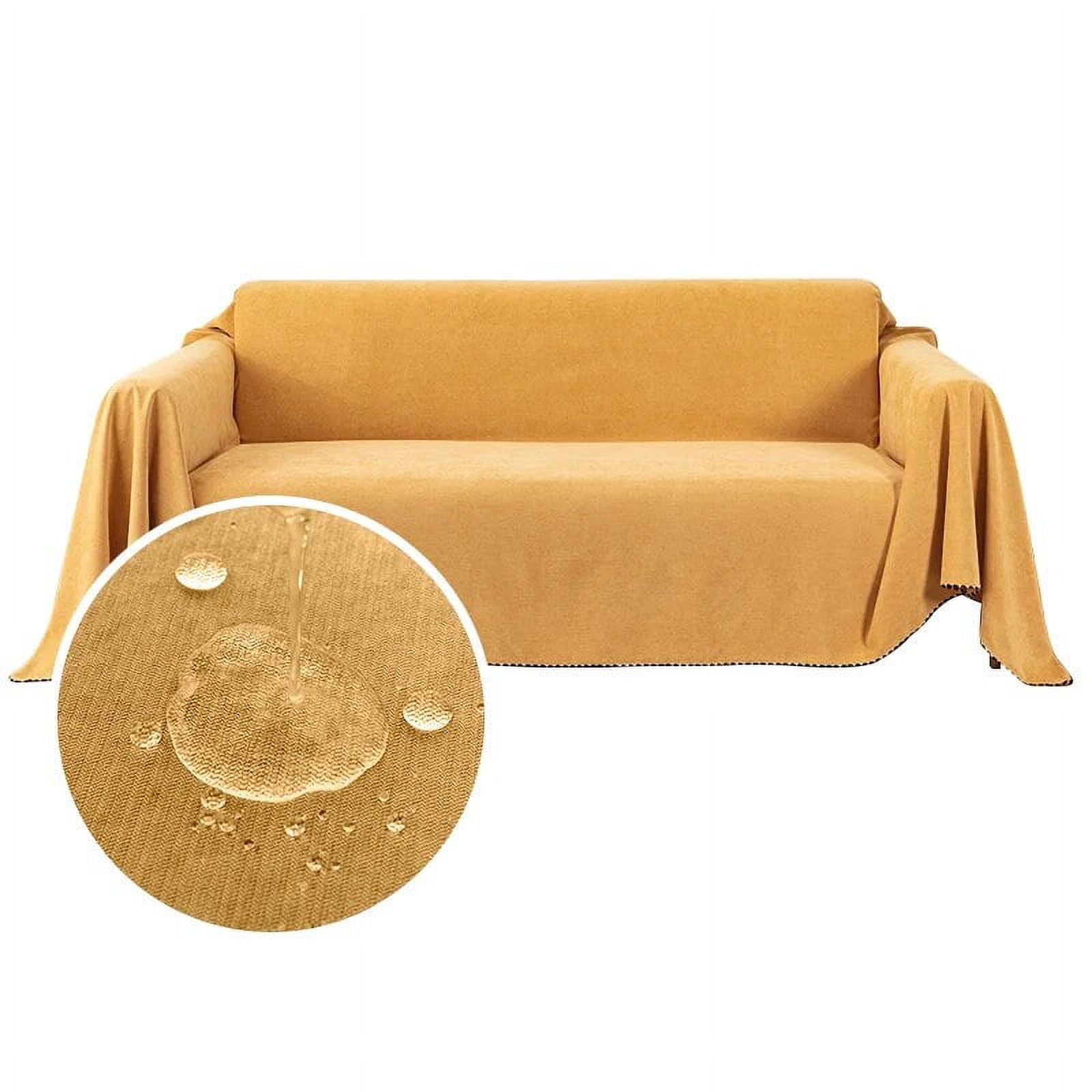 CHUNTIAN Waterproof Sofa Blanket Multipurpose Solid Color Furniture ...