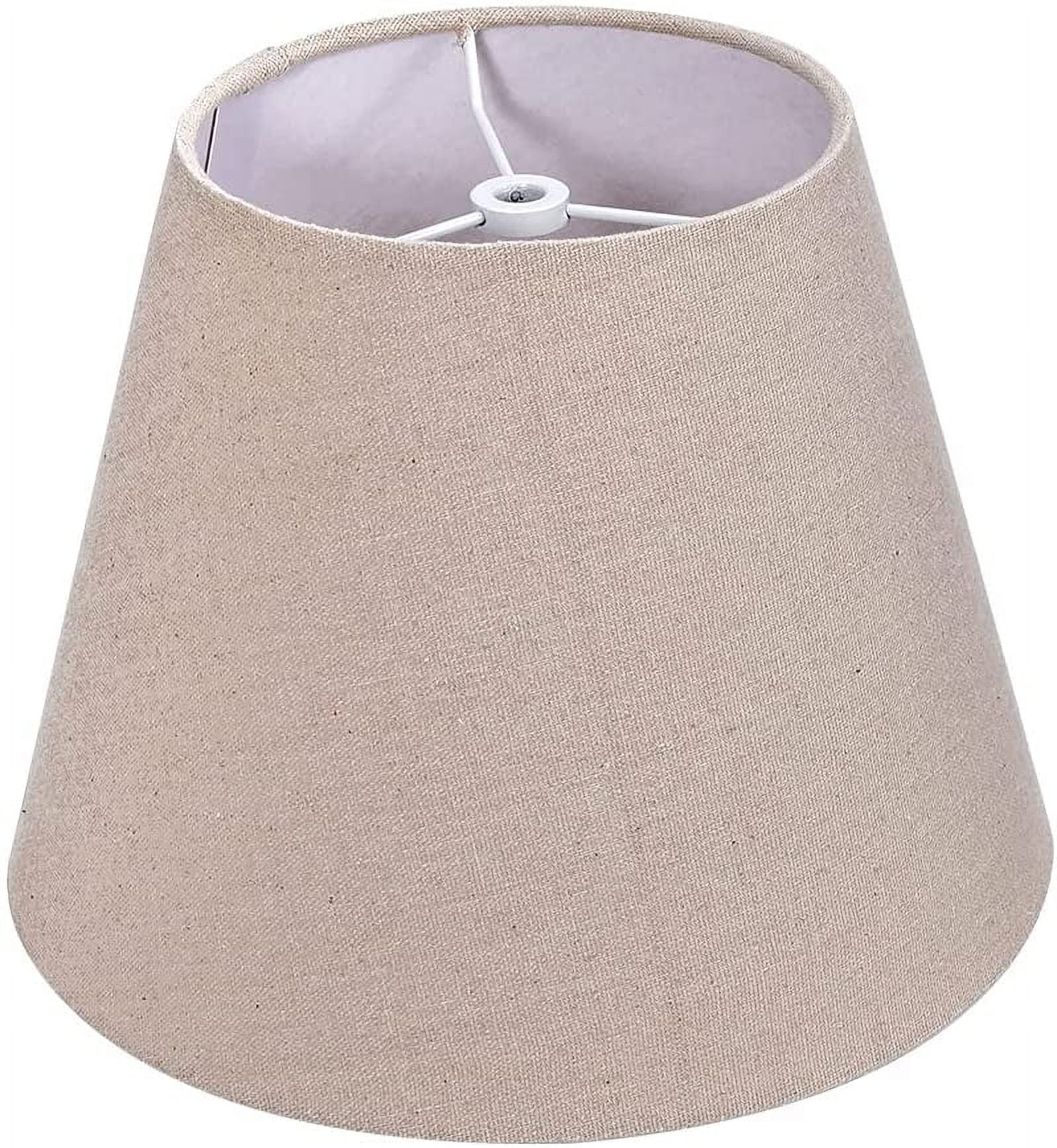 CHUNTIAN White Lamp Shade, ALUCSET Barrel TC Cloth Small Lampshade for ...