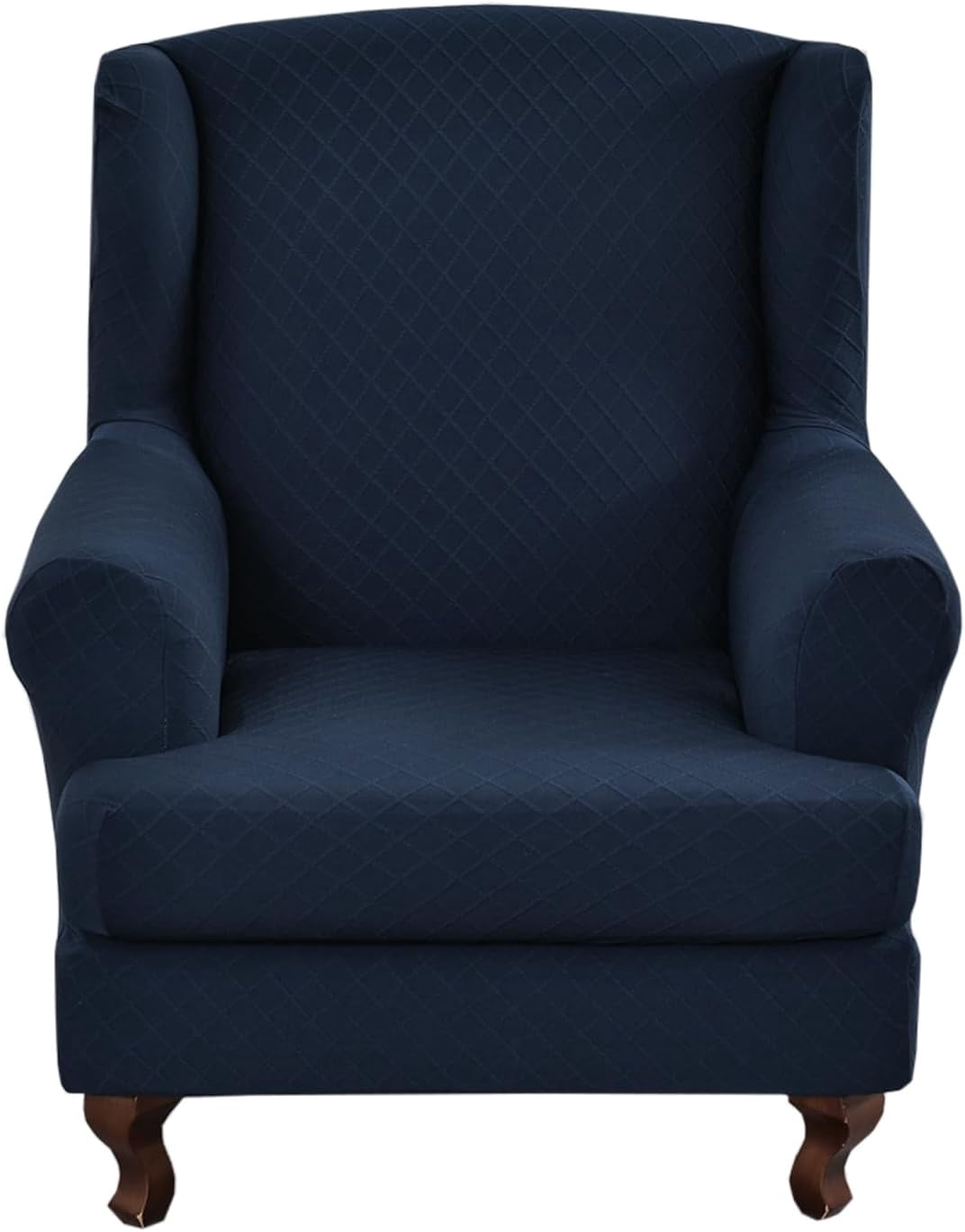 CHUNTIAN Wingback Chair Covers Slipcovers 2 Piece Stretch Wing Chair ...