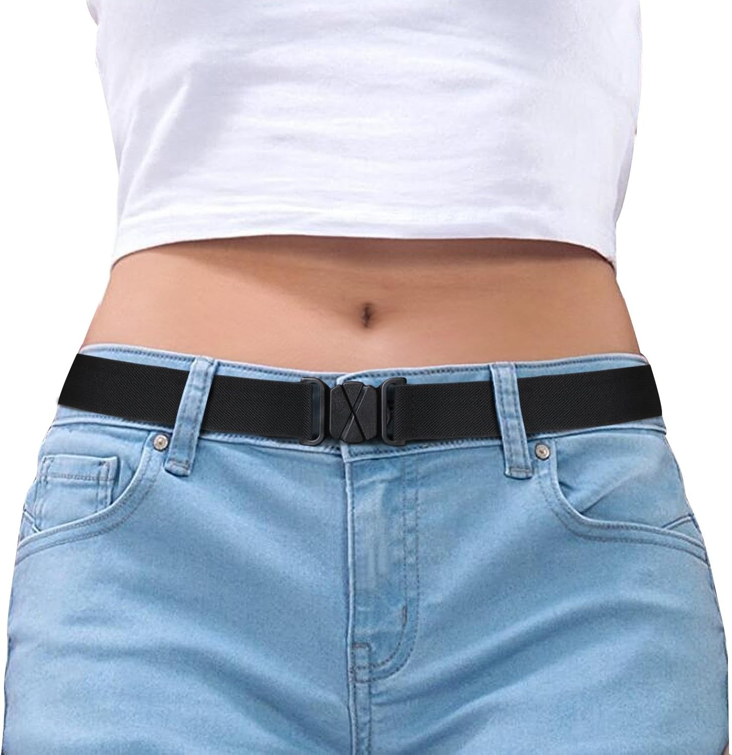 CHUNTIAN Women Invisible Belt, Comfortable Adjustable Stretch No Show ...