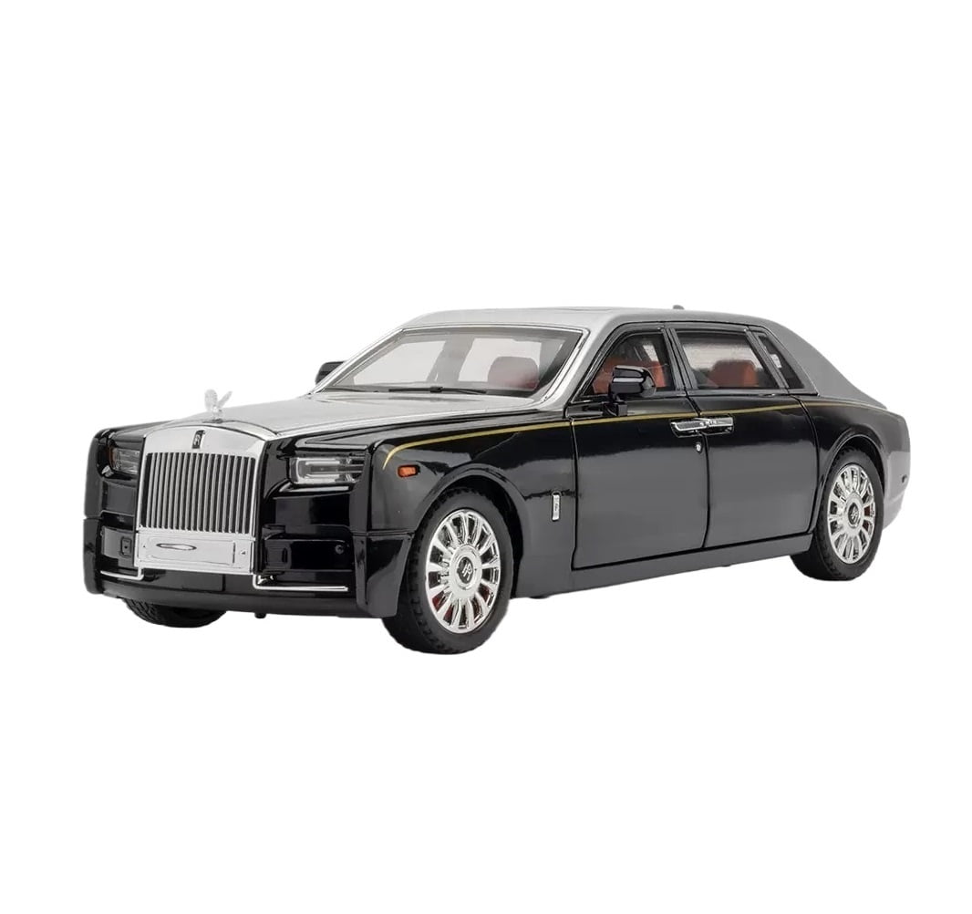 CHUNYAN 1:18 Rolls-Royce Phantom Car Model, Alloy Pullback Toy Sound ...
