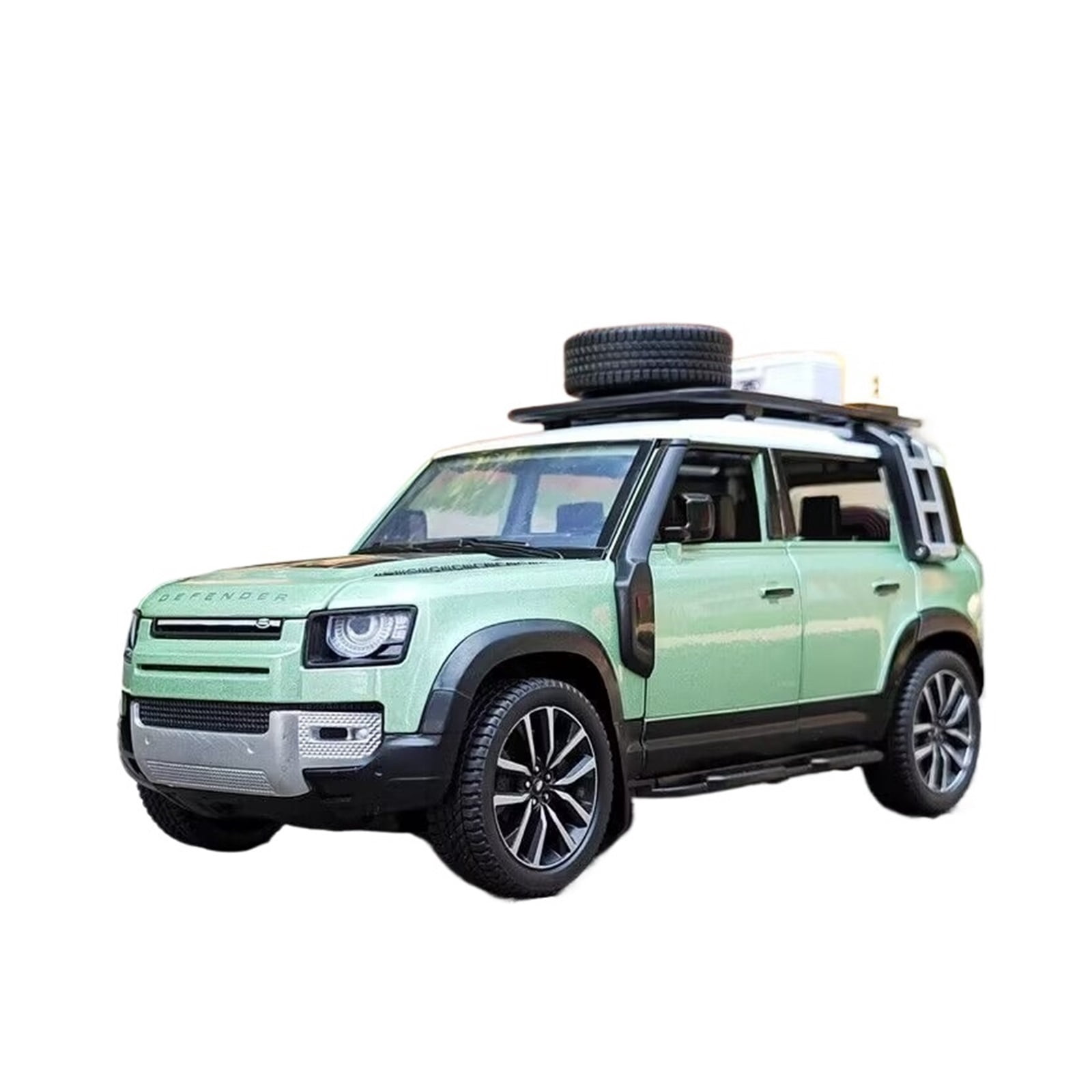 CHUNYAN 1/24 Range Rover Defender Alloy Car Model Diecast Metal Toy Off ...