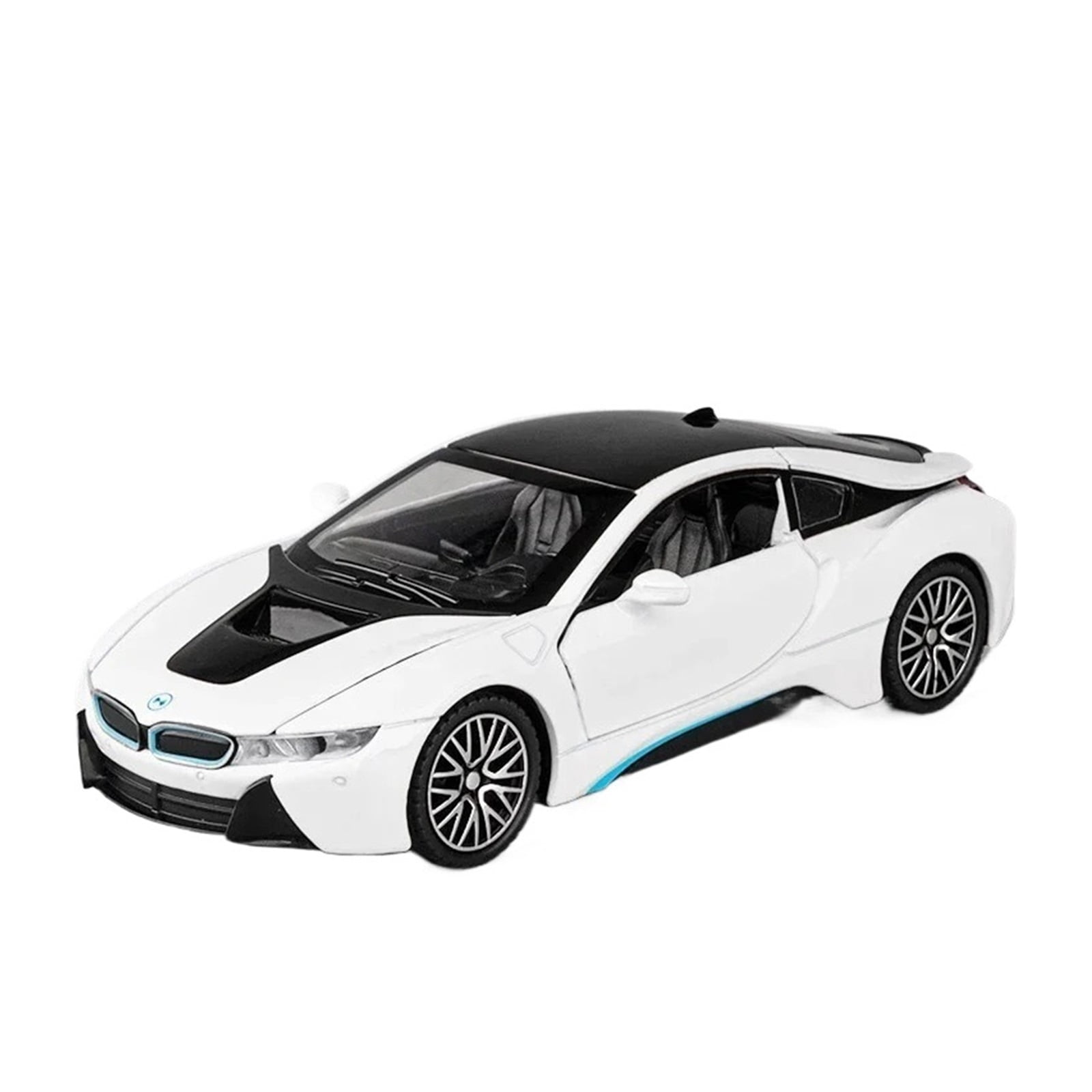 CHUNYAN 1:32 Scale BMW I8 Alloy Sports Model Miniature Car Toy Diecast ...