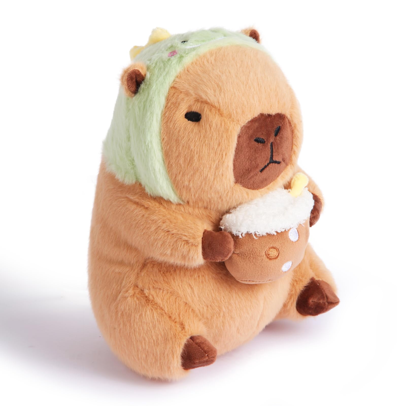 CHUNYAN 12-in cute capybara plush toy, capybara plush animal capybara ...