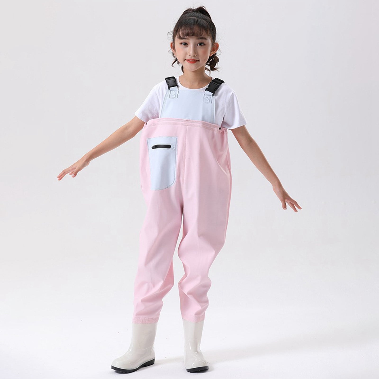 CHUOU Kids Chest Waders Youth Fishing Waders For Toddler Children Water ...