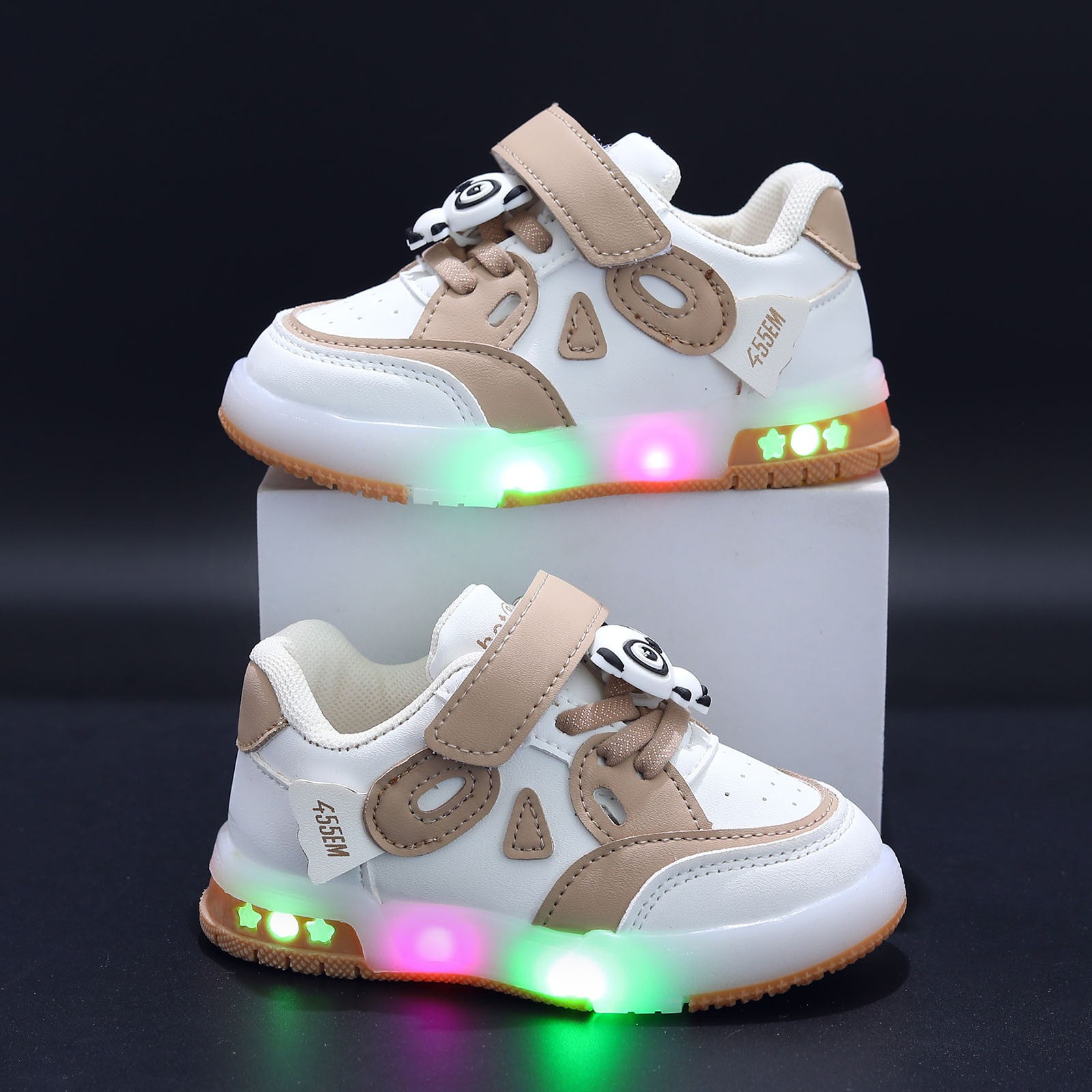 CHUOU LED Light Up Shoes For Girls Toddler Walking Shoes Girls Kids ...