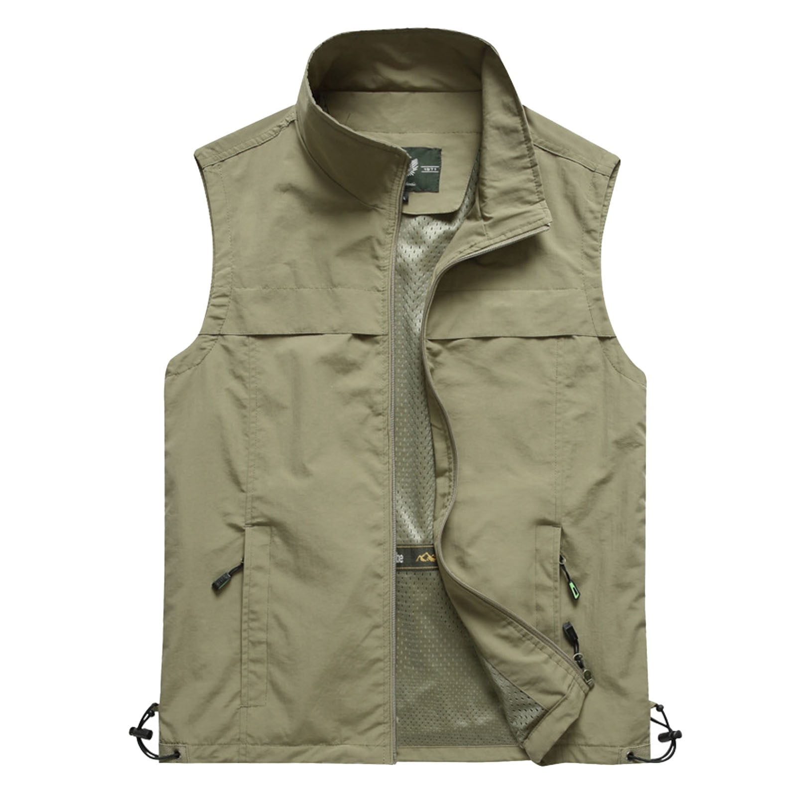 CHUOU Men's Jacket Vest Overalls Vest M Ulti Pocket Outdoor Casual ...