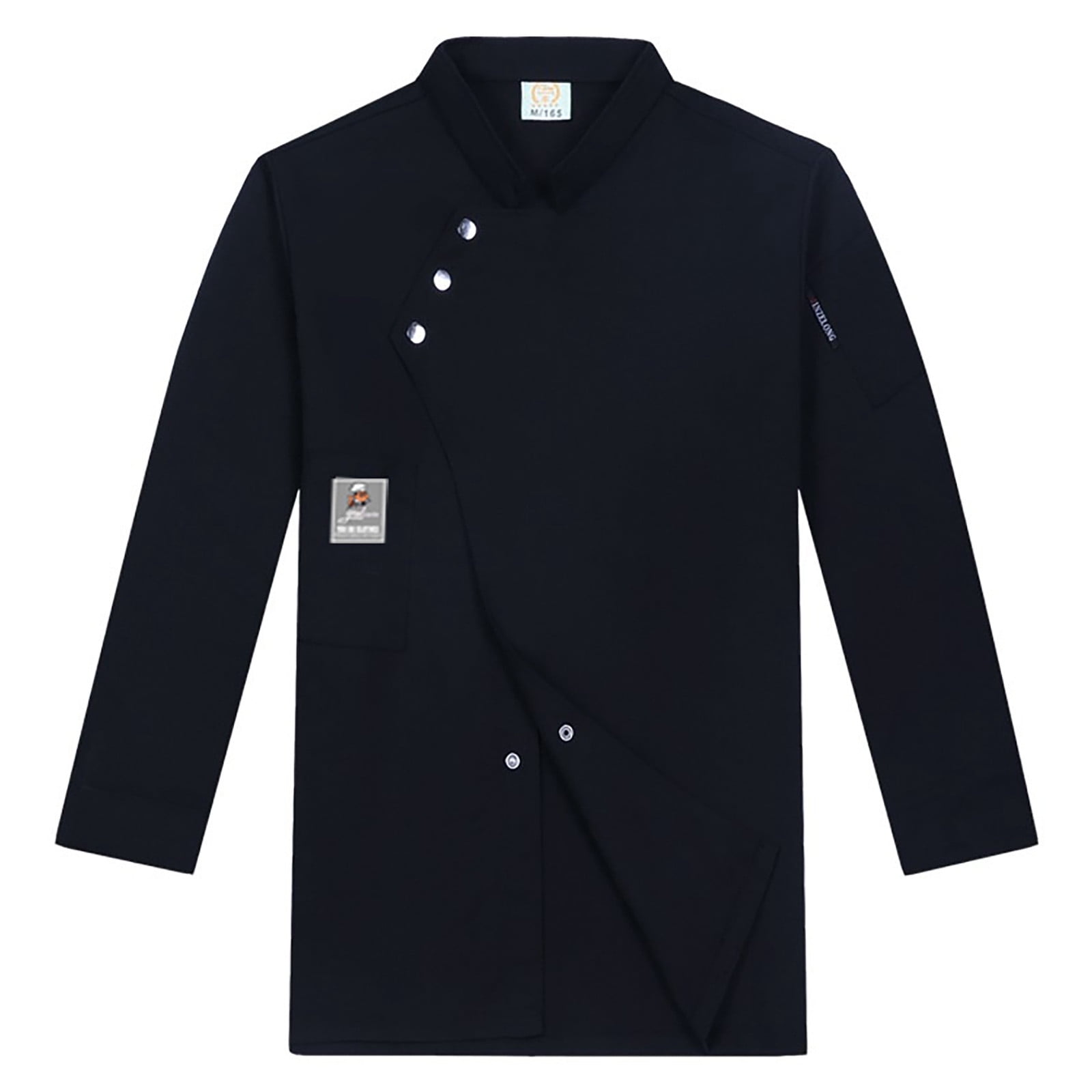 CHUOU Unisex Men's Long Sleeve Chef Coat Jacket Women Kitchen ...