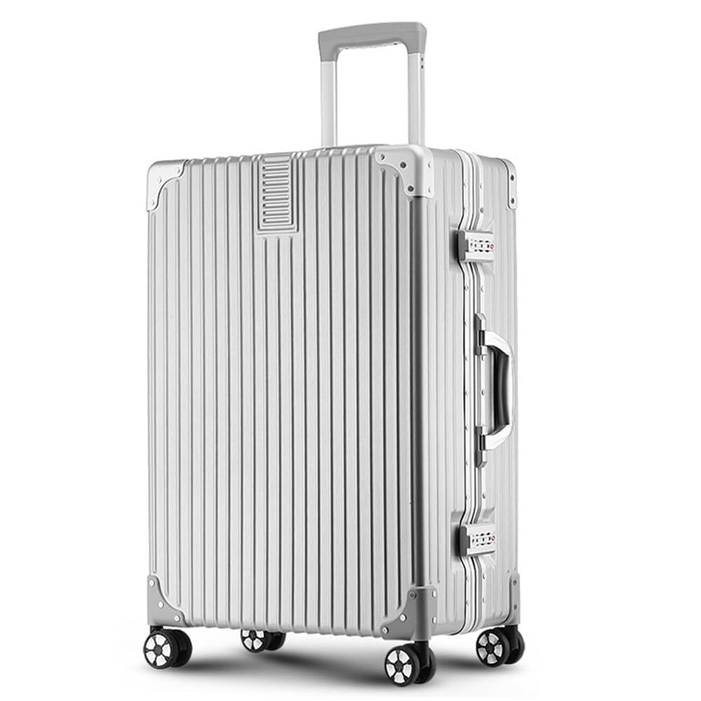 CHUOZI Aluminum Frame Hardside Luggage with Spinner Wheels and TSA Lock ...