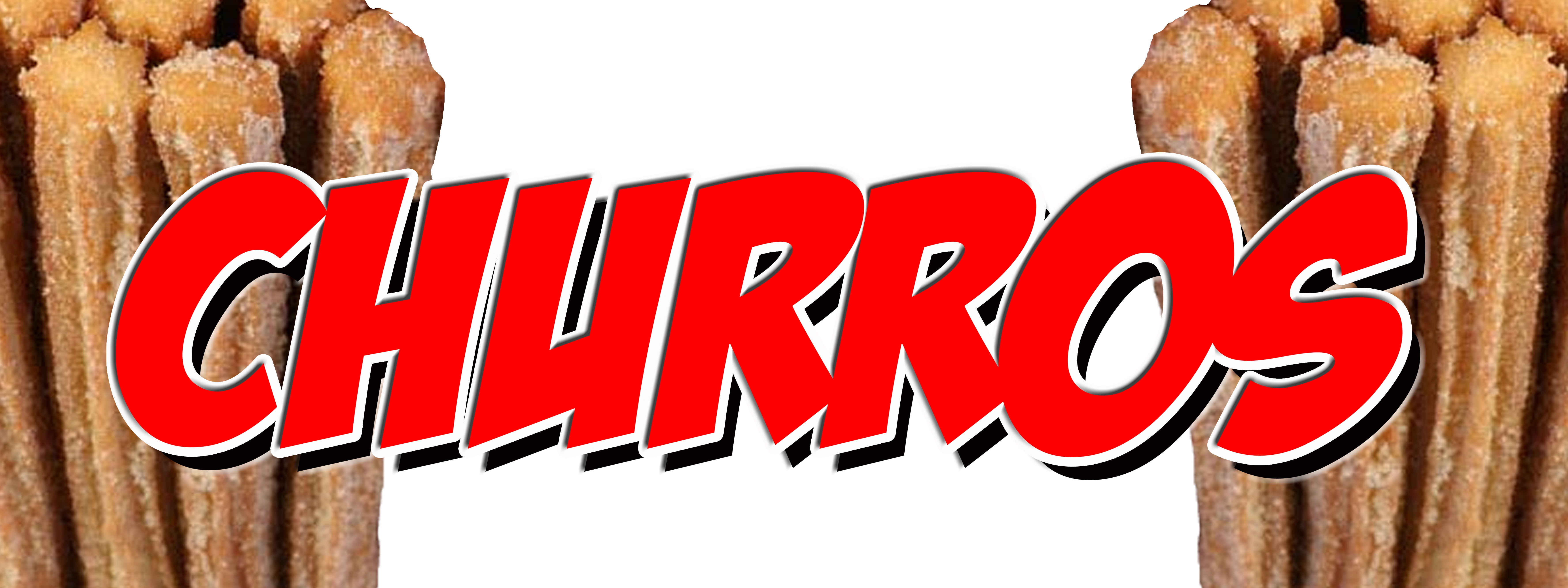 CHURROS Concession Decal mexican churro mix fair signs - Walmart.com