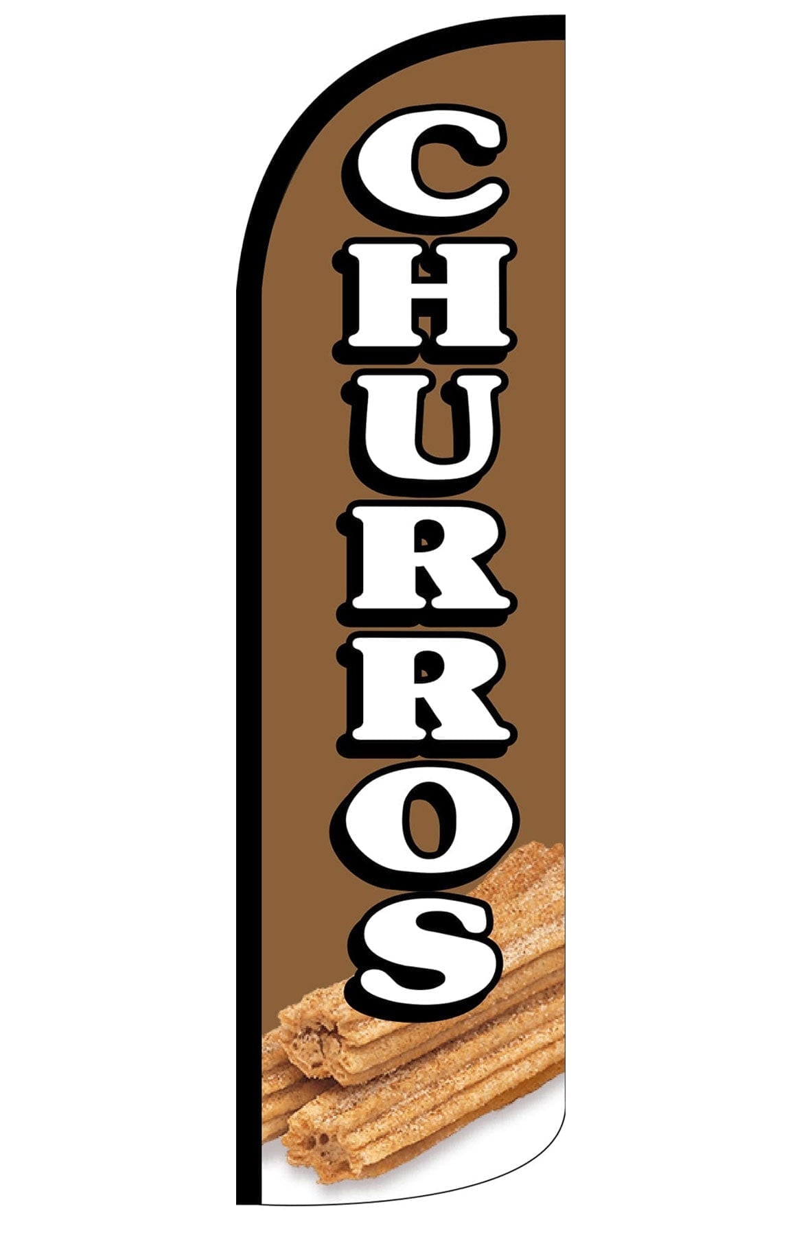 CHURROS Windless Flag (Hardware Not Included) |Advertisement /Business ...