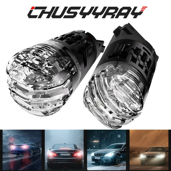 CHUSYYRAY 3157 LED Back Up Reverse Lights Bulbs White for Chevy ...