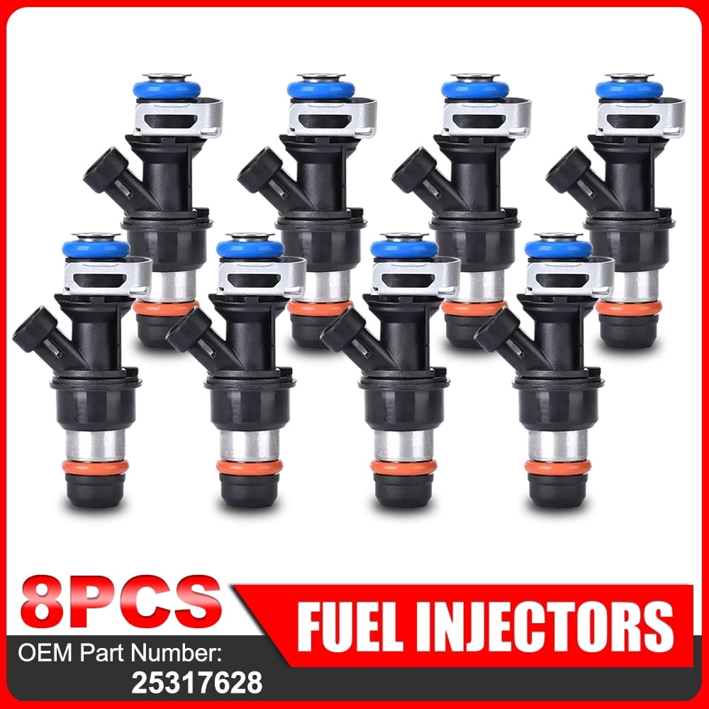 CHUSYYRAY 8X Fuel Injectors for Chevy Silverado 2500 1999-2006 LT LS WT ...