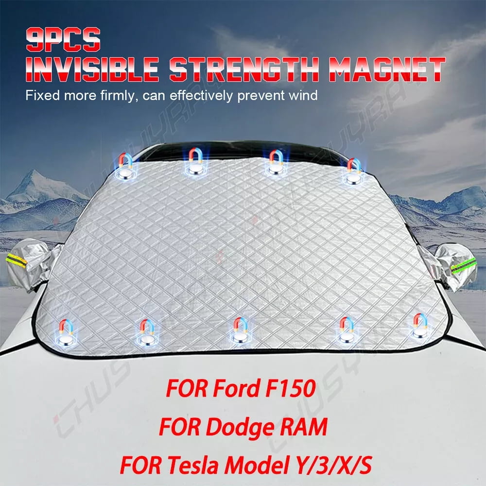 CHUSYYRAY Car Windshield Cover Protector Winter Snow Ice Rain Dust ...