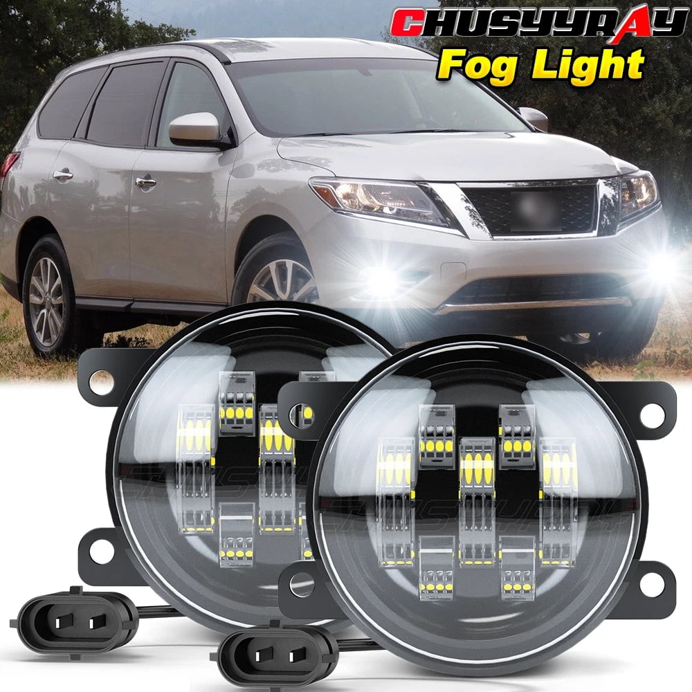CHUSYYRAY LED Front Bumper Fog Lights Driving Lamps Pair for Nissan ...