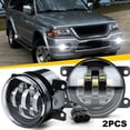 CHUSYYRAY LED LH&RH Front Bumper Fog Light Pair for Mitsubishi Montero ...